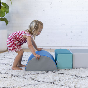 ECR4Kids SoftZone Climb and Crawl Playset, Building Blocks, 5-Piece ...