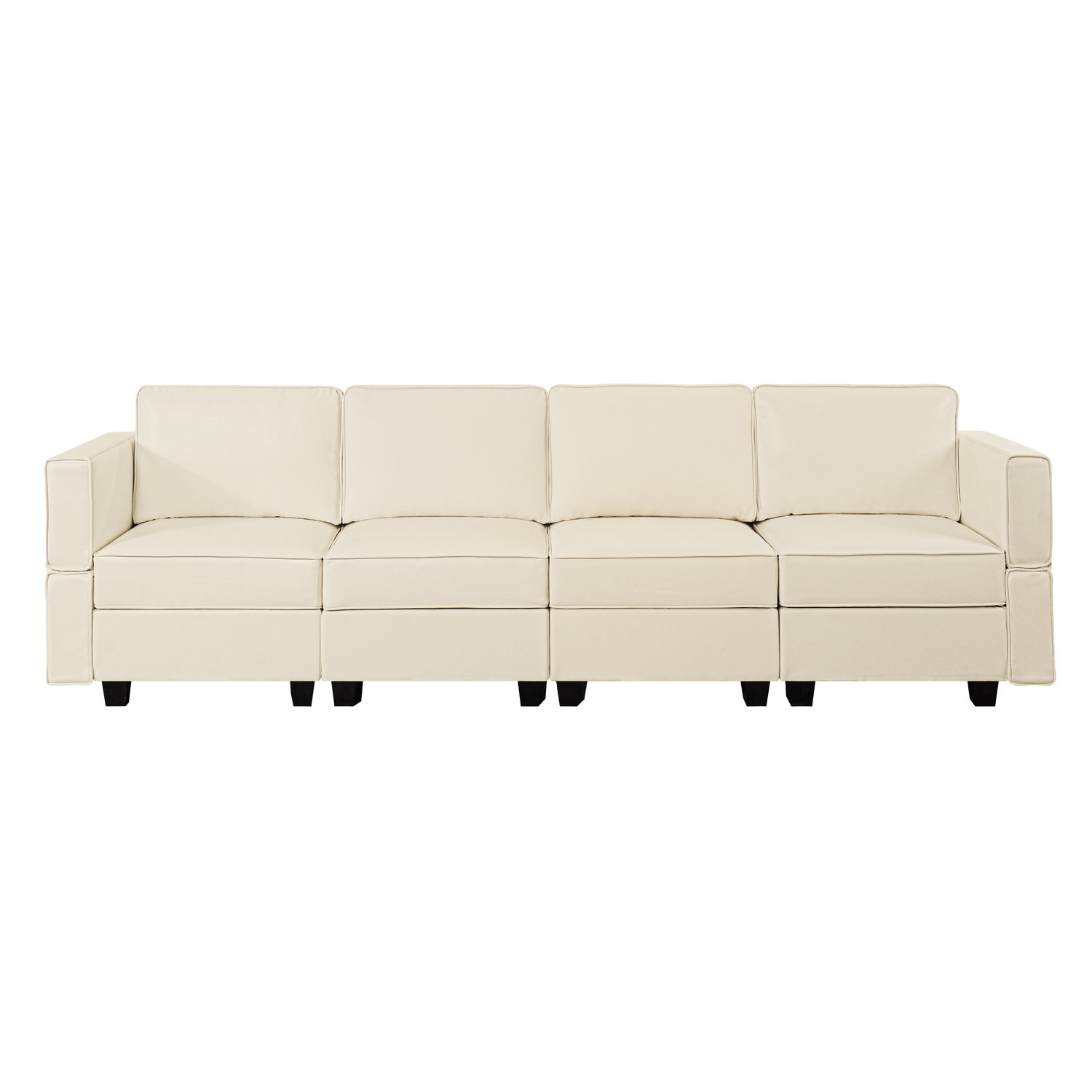 Ebern Designs Modular Sofa Couch with Storage Seats Sectional Sofa Air ...