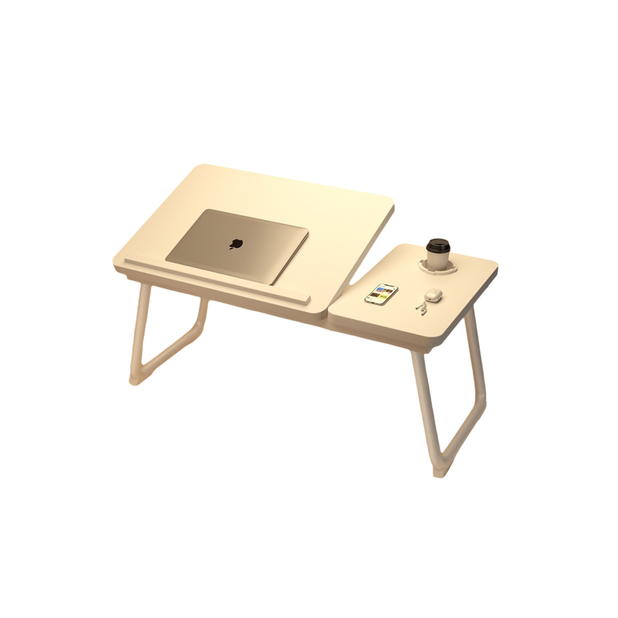 Wrought Studio Bedside Computer Desk With Height-adjustable And ...
