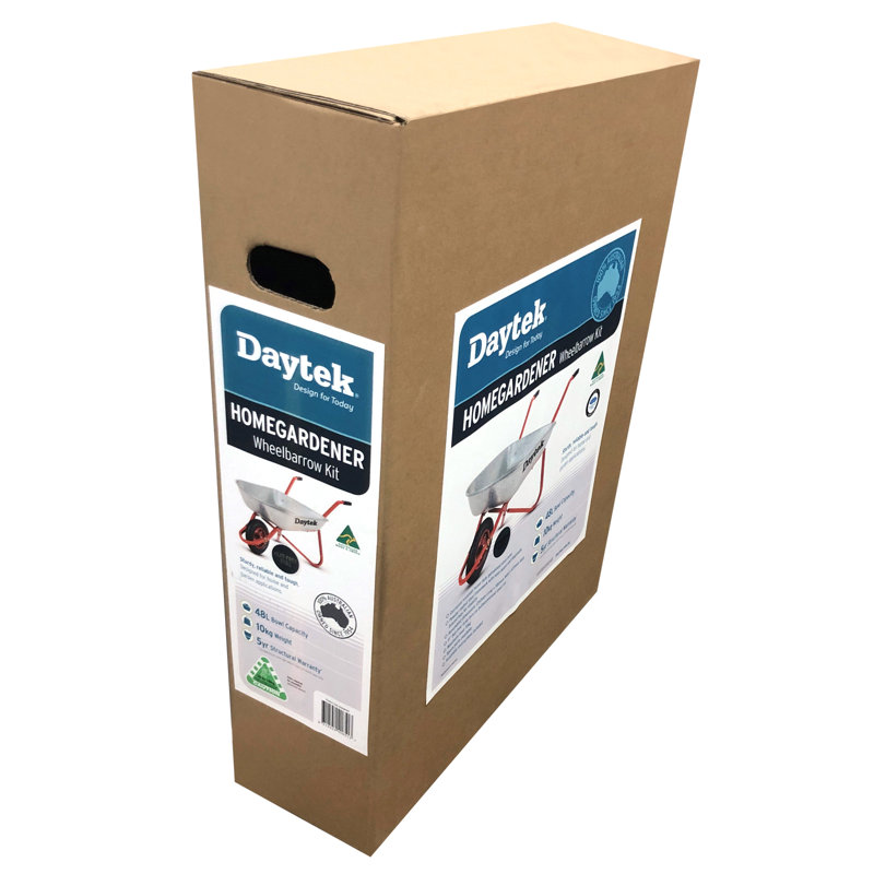 Daytek Galvanized Steel Homegardener Wheelbarrow | Wayfair