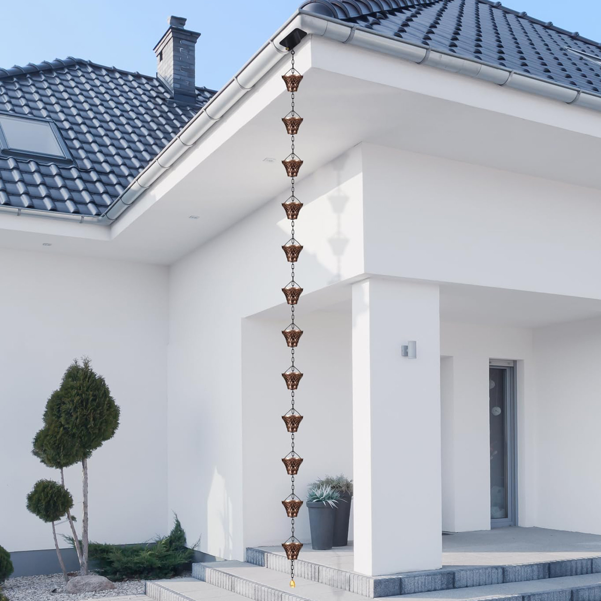 Arlmont & Co. Rain Chains for Downspouts - Wayfair Canada