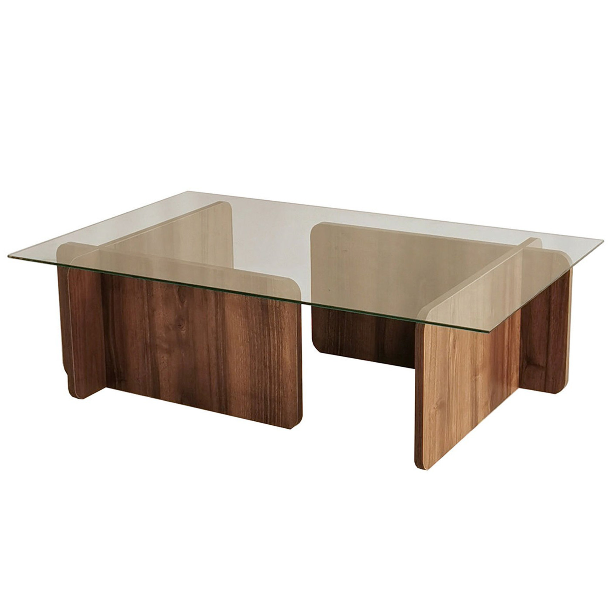 Latitude Run® Luton Glass Top Coffee Table | Wayfair