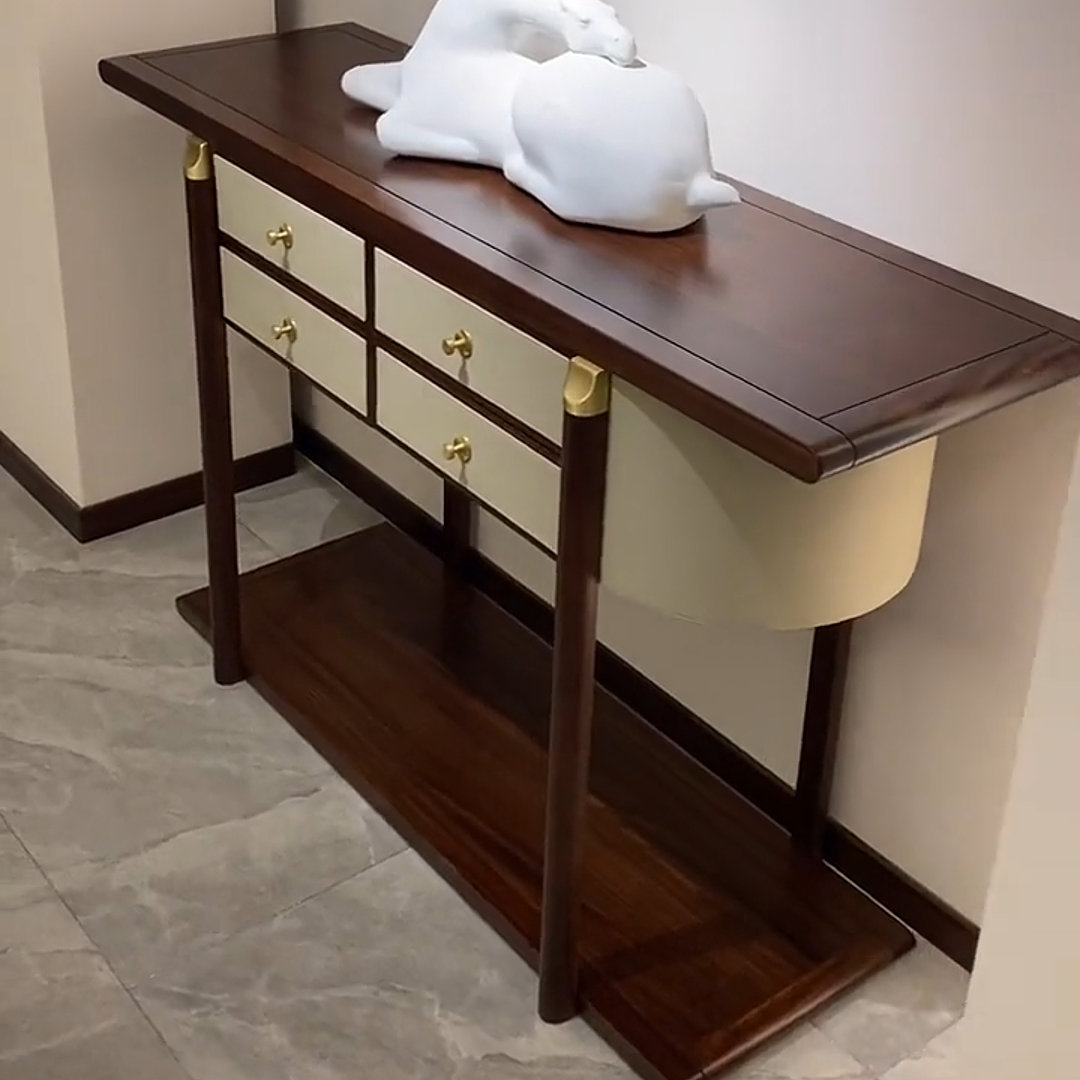 Wildon Home® New Chinese Style Solid Wood Entryway Table - Wayfair Canada