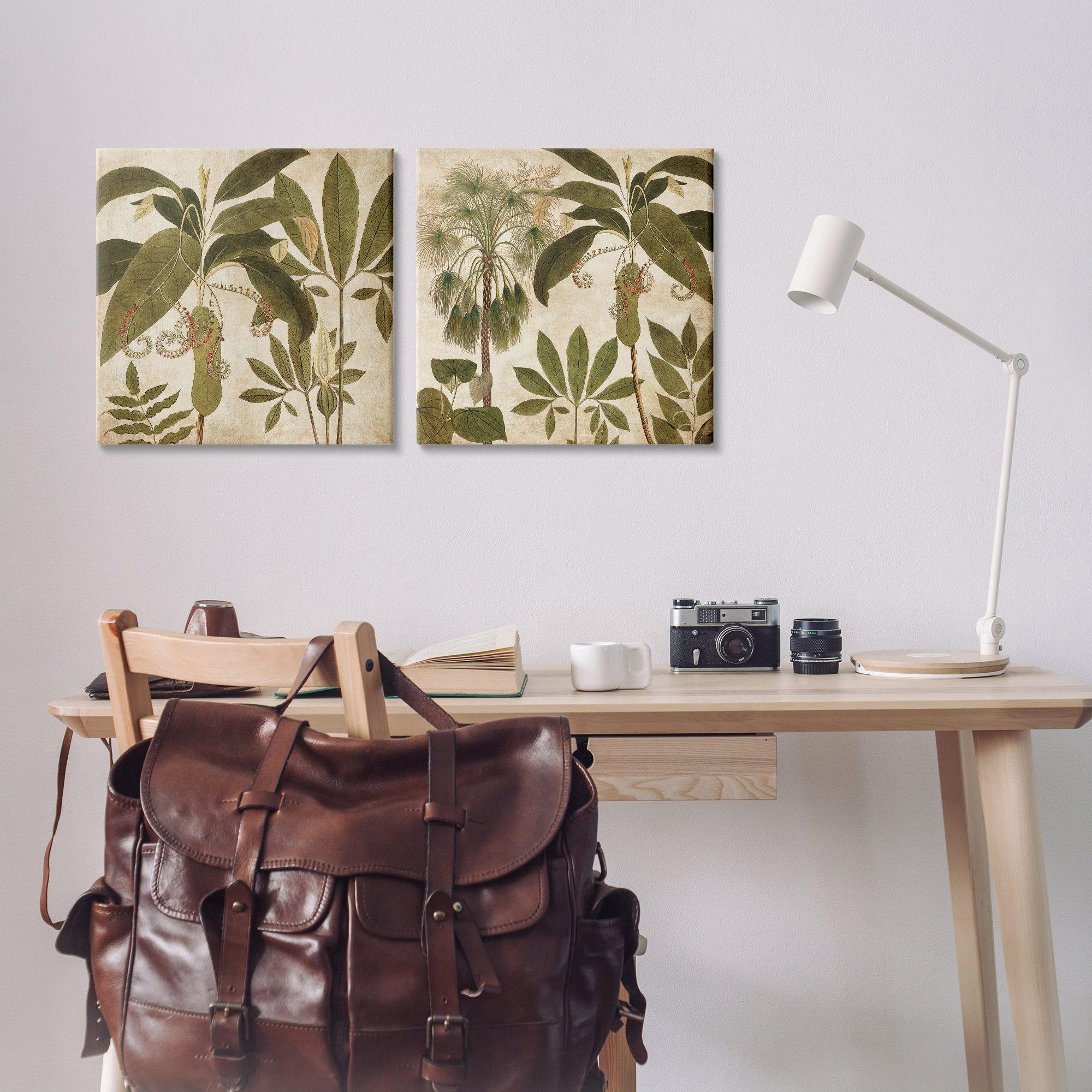 Bay Isle Home™ Vintage Botanical Tropics 2 PC Canvas Wall Art Set by ...