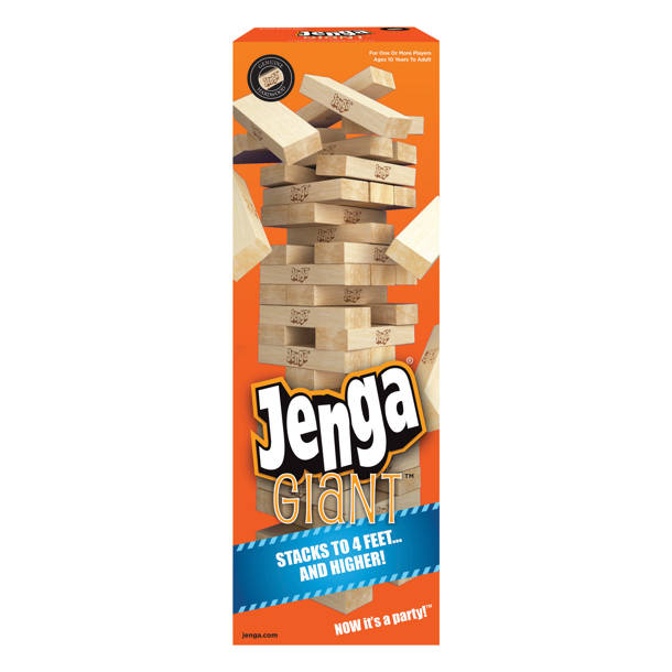 Jenga® Giant™ JS7™ Hardwood Game & Reviews - Wayfair Canada
