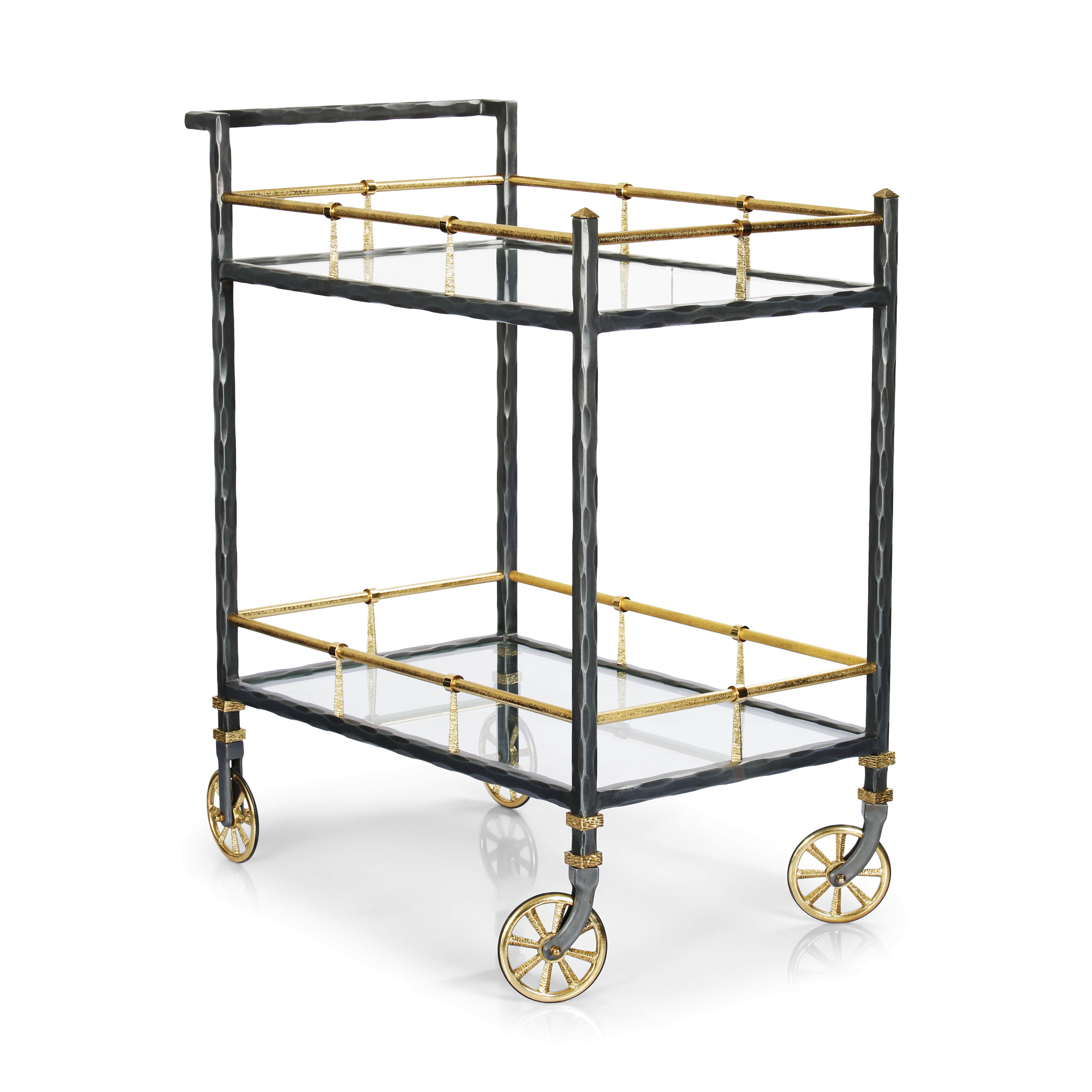 Michael Aram Forged Bar Cart | Perigold