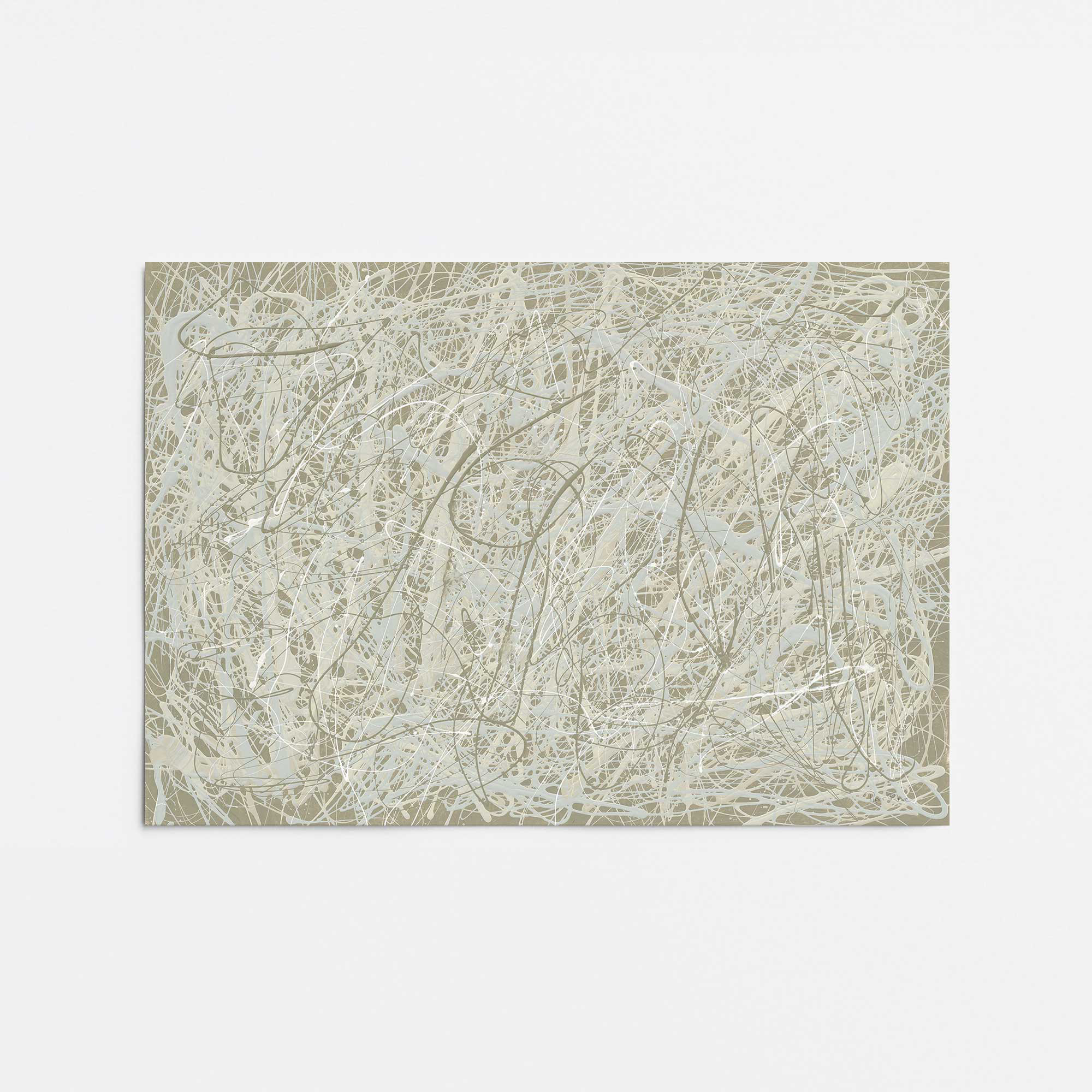 Brayden Studio® Abstract Sandstorm Print | Wayfair