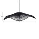 Dovetail Furniture Haze Pendant Light, Black | Perigold