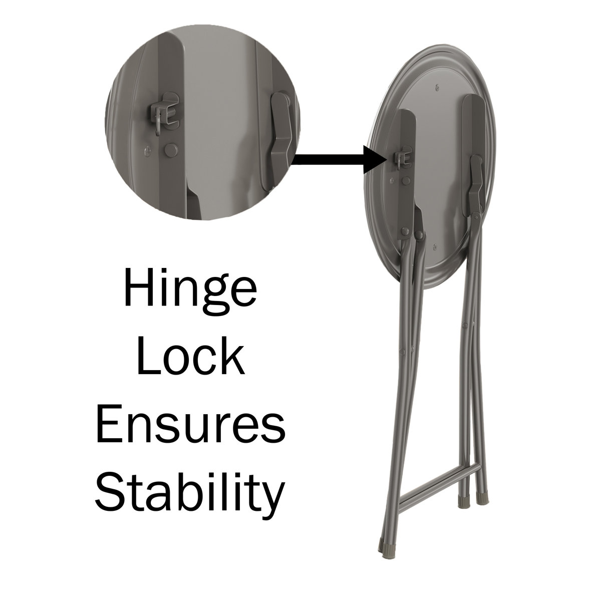 Latitude Run® Folding Bar Stools - Heavy-Duty 18-Inch Stool - 225lbs ...