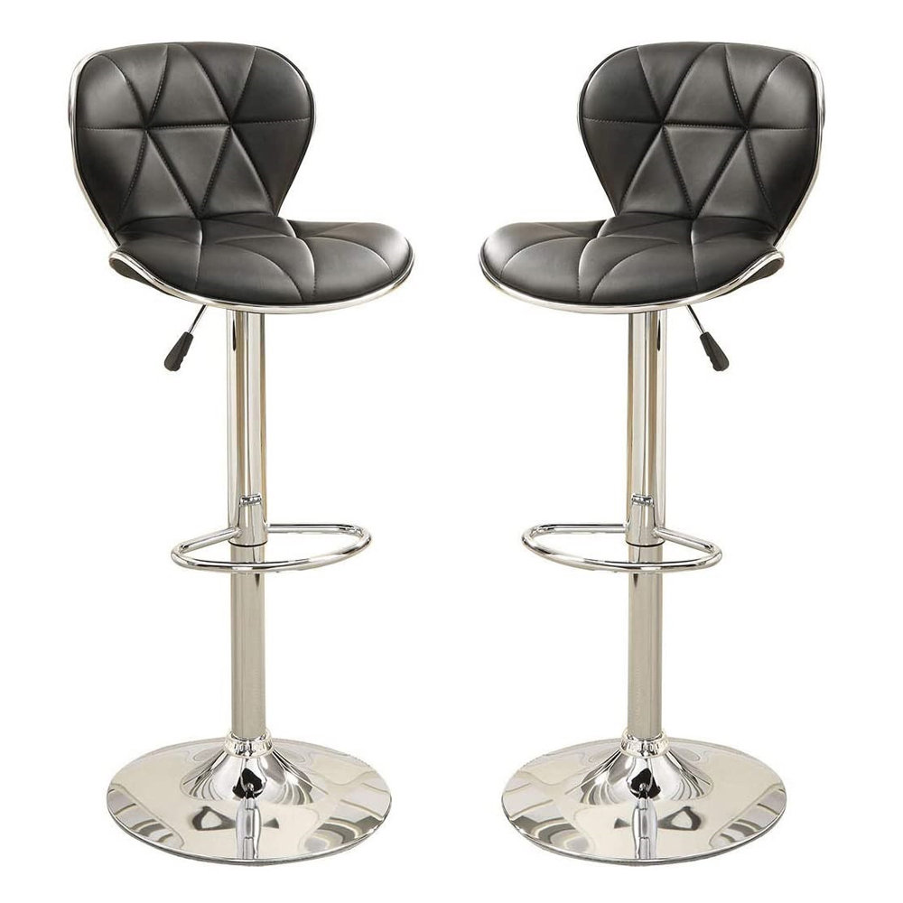 Orren Ellis Therese Stool Counter Height Chairs Set of 2 Adjustable ...