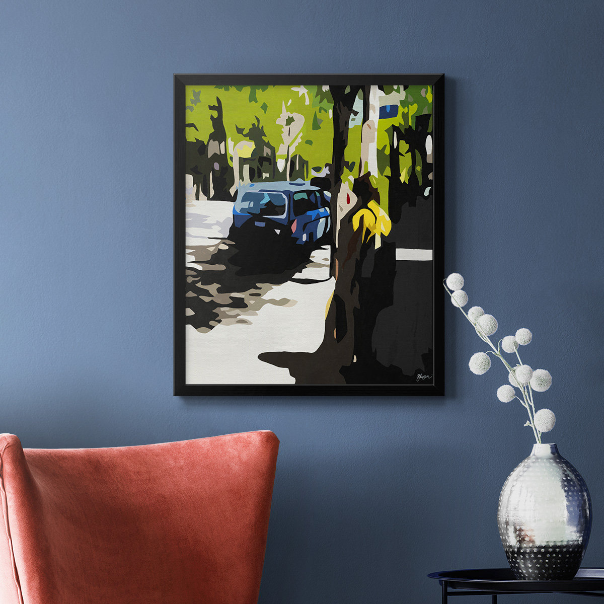 Winston Porter A Volvo in Ballard Premium Framed Canvas - Ready to Hang ...