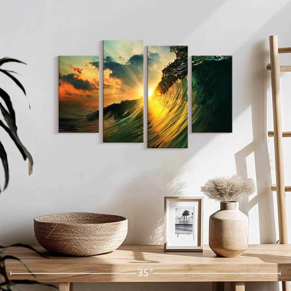 Beachcrest Home™ Gillard Sunlit Wave | Wayfair