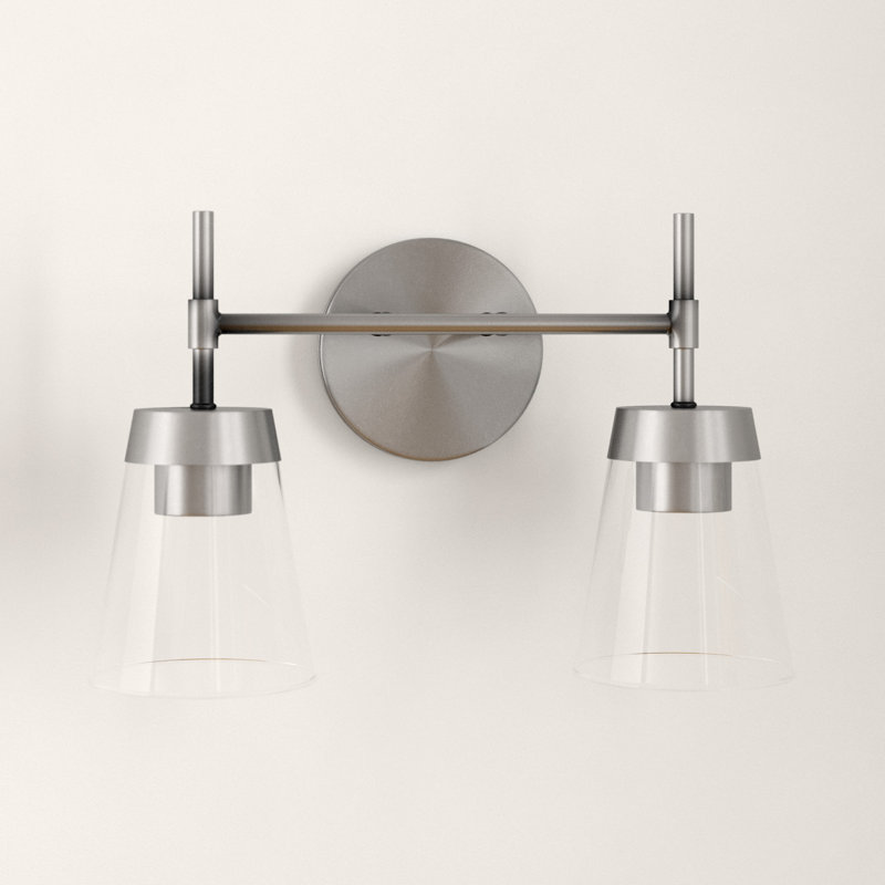 Wade Logan® Kaylin 2 - Light Dimmable Vanity Light & Reviews | Wayfair