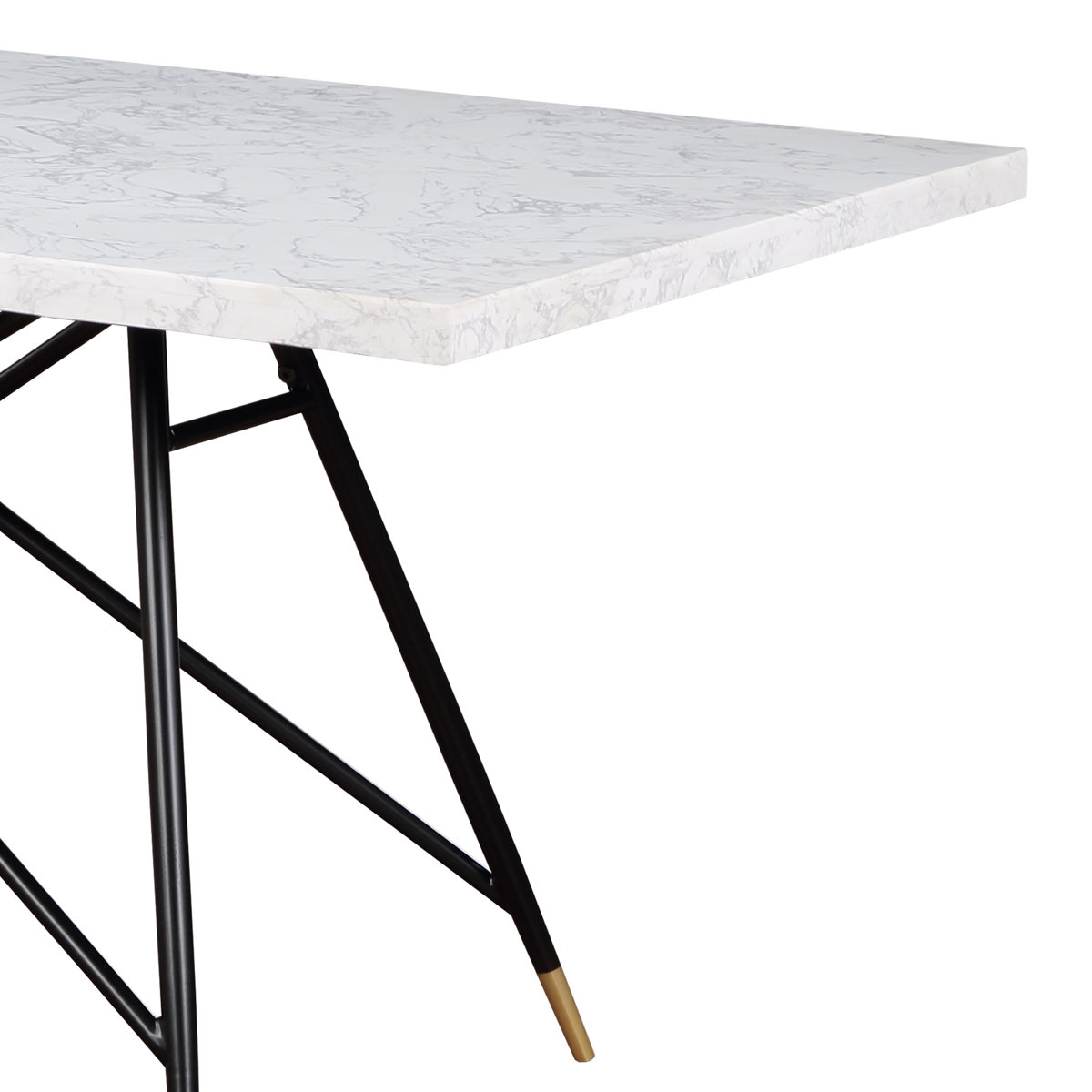 Mercer41 Tirell 5 - Piece Rectangular Dining Table Set in White and ...