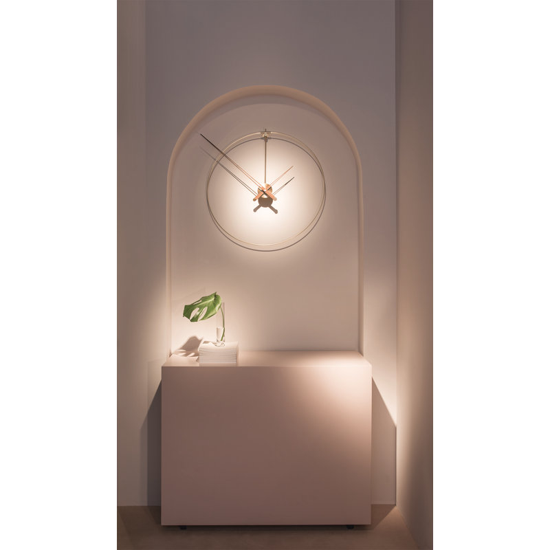 Nomon New Anda Metal Analog Clock by Jose Maria Reina | Perigold