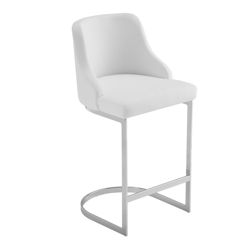 Orren Ellis Upholstered Bar Stool 25.8'' Counter Stool | Wayfair