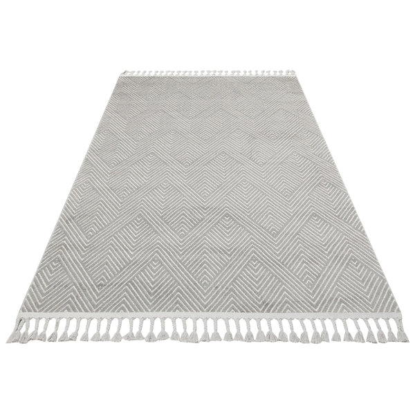 Lofy Urban Cotton Geometric Rug | Wayfair