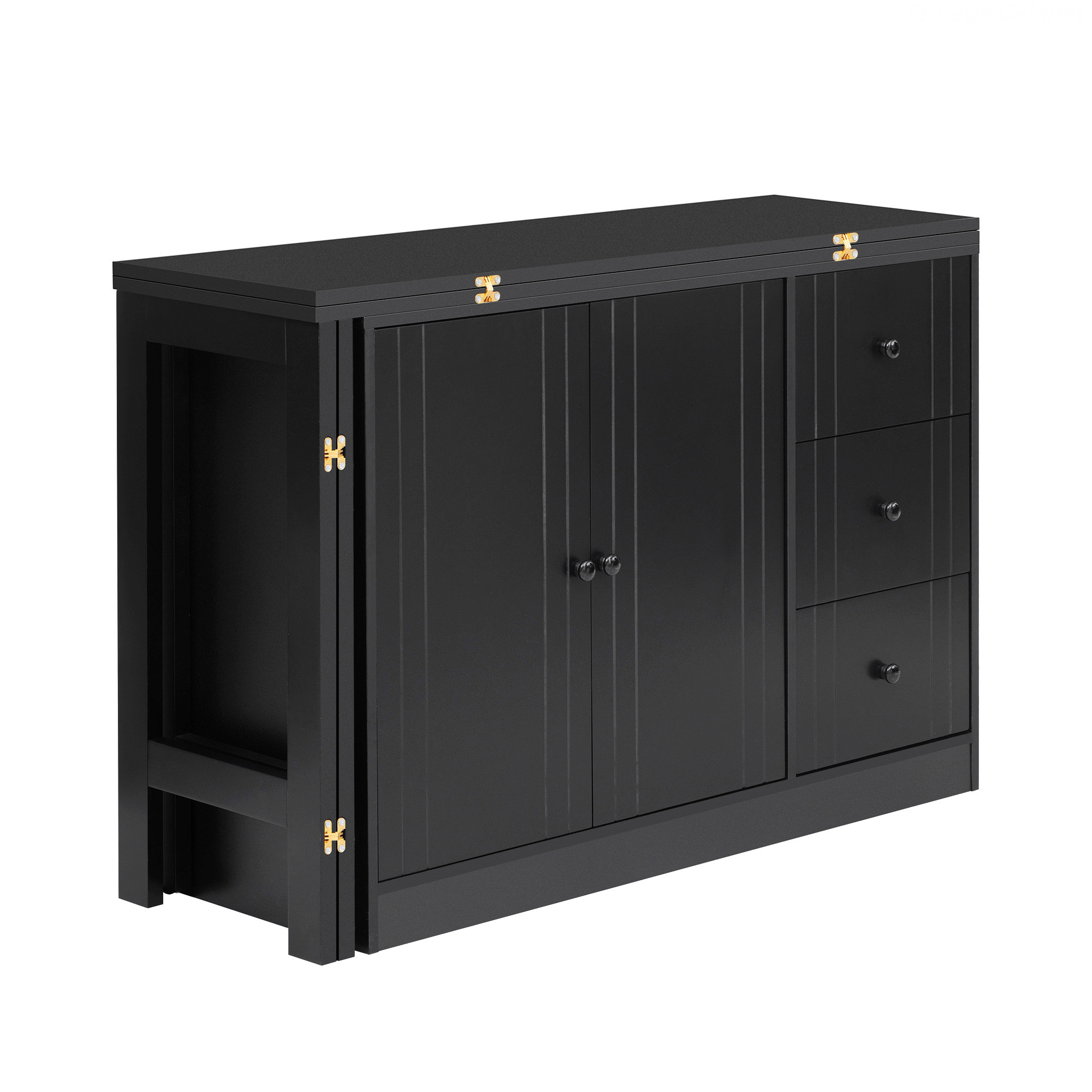 Ebern Designs Kitchen Sideboard, Sideboard, Accent Storage Cabinet With ...