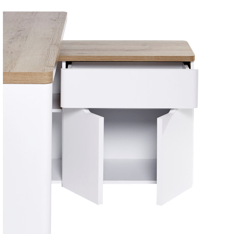 Bless international Cuuba Libre L-Shape Desk & Reviews | Wayfair