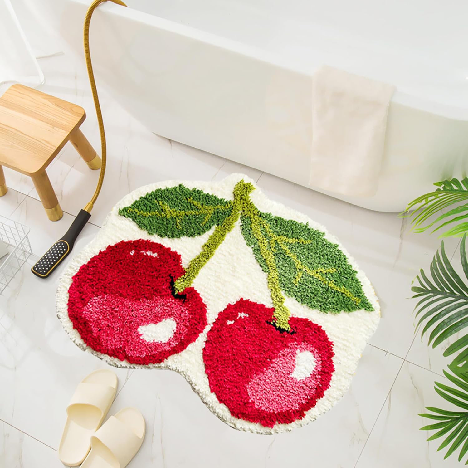 Rosalind Wheeler Shaggy Bathroom Rugs Mats | Wayfair