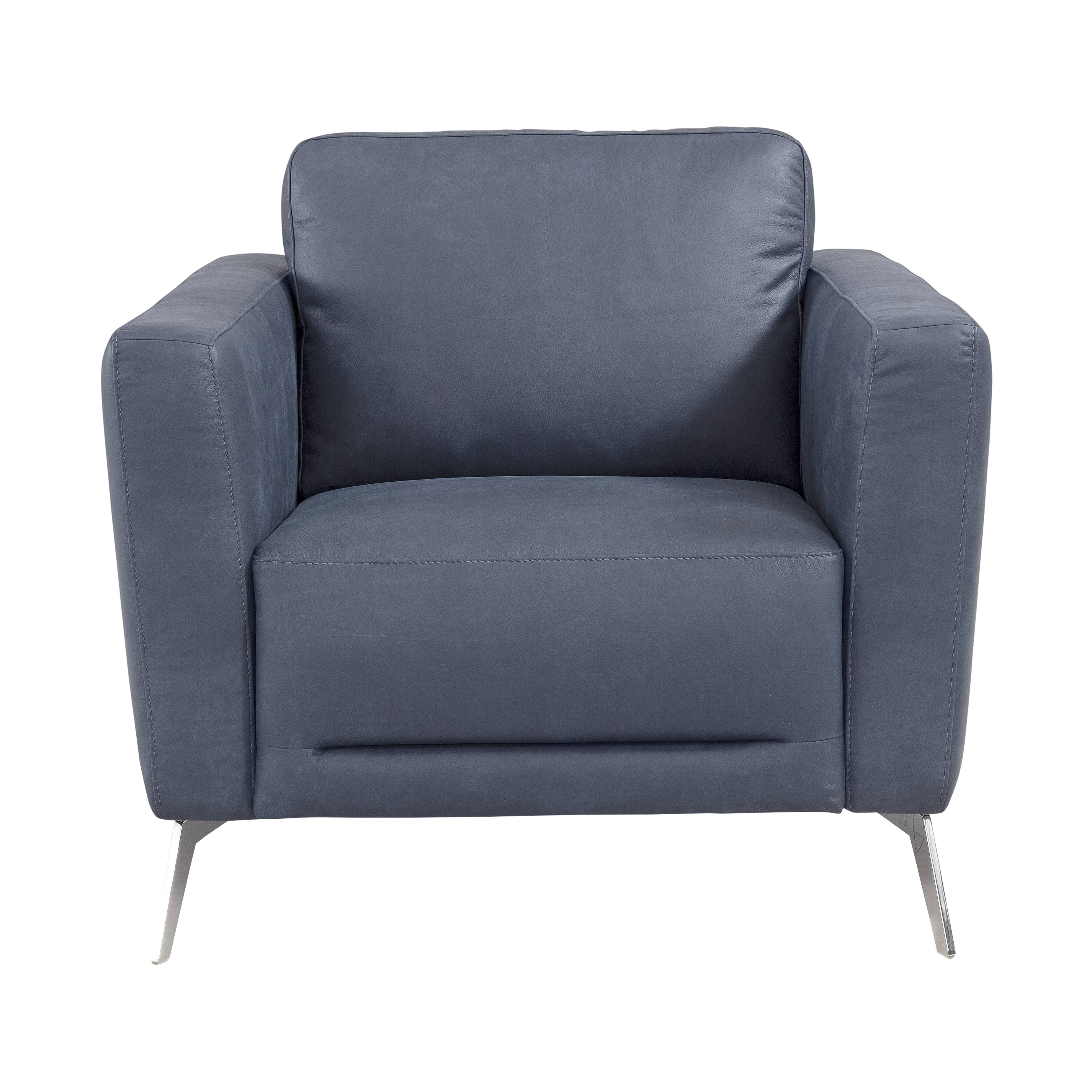 Orren Ellis Scalisi 39.6" W Genuine Leather Armchair | Wayfair