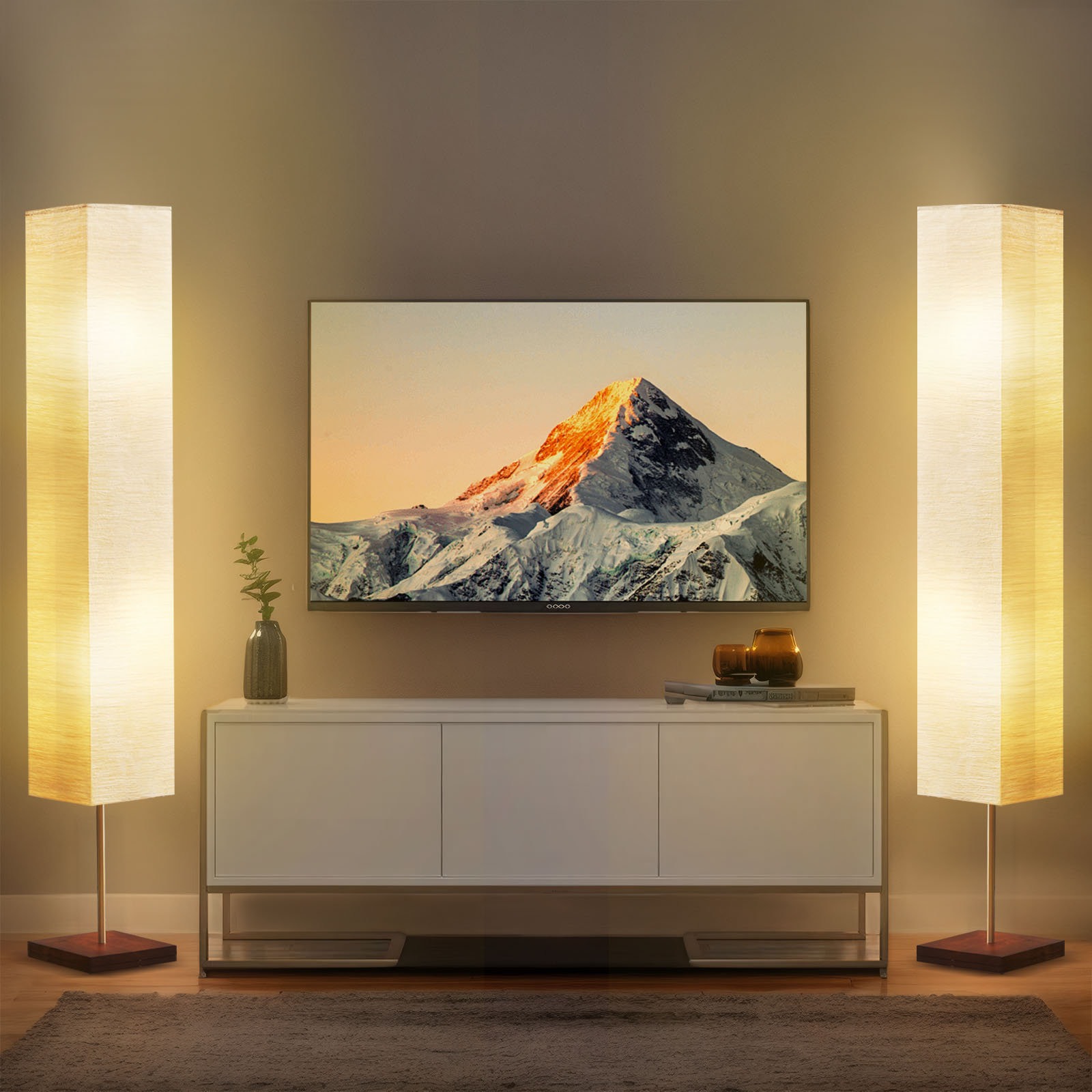 Latitude Run® 65" Floor Lamp For Living Room 3 Way Dimmable Led Floor ...