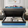 Ivy Bronx Lift Up Storage Bed Frame With Charging Station & Reviews ...