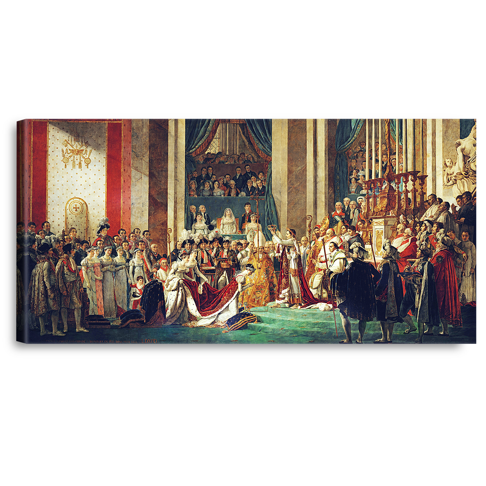 A&T ARTWORK The Coronation of Napoleon and the Coronation of Josephine ...
