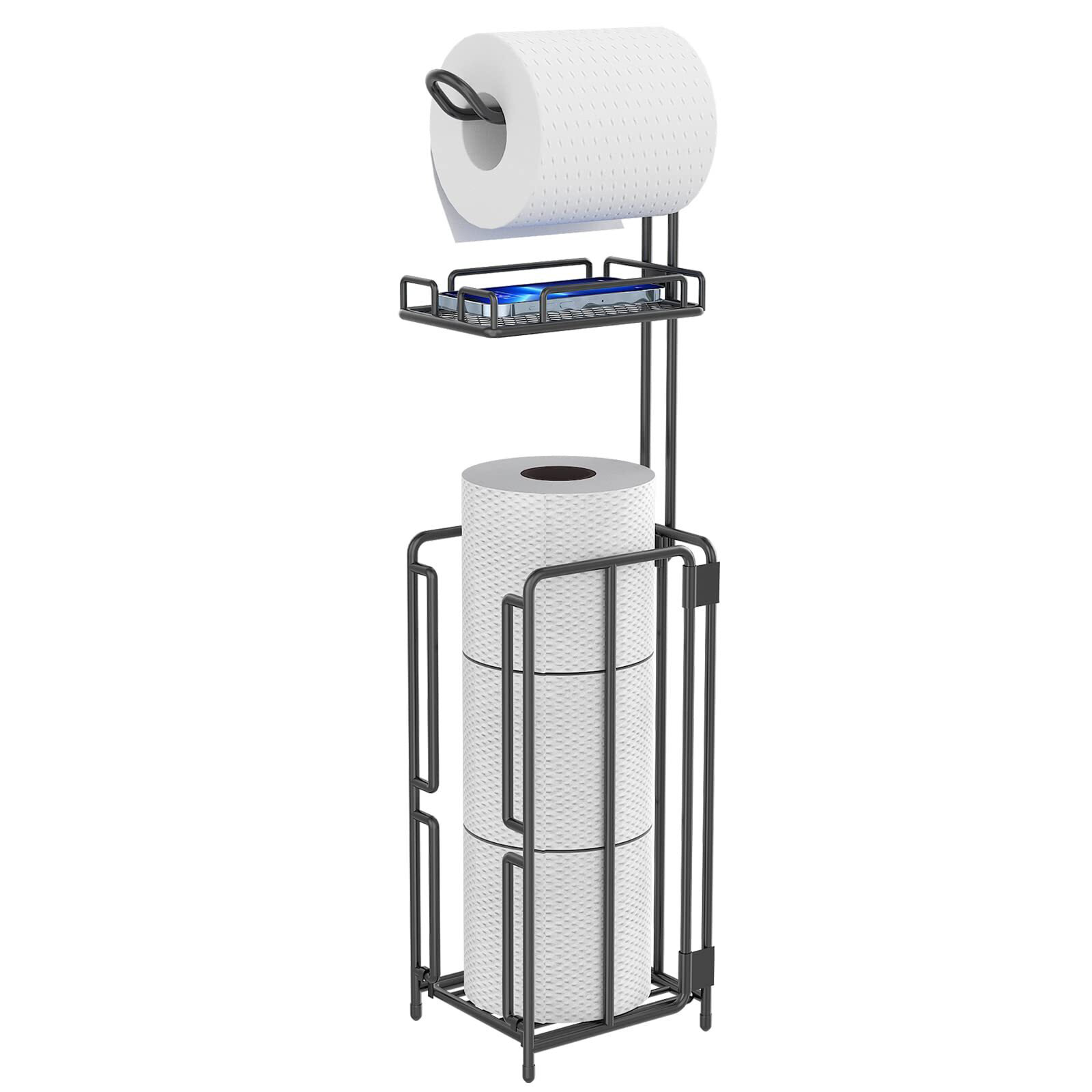 Ebern Designs Toilet Paper Holder, Bathroom Toilet Paper Roll Storage ...