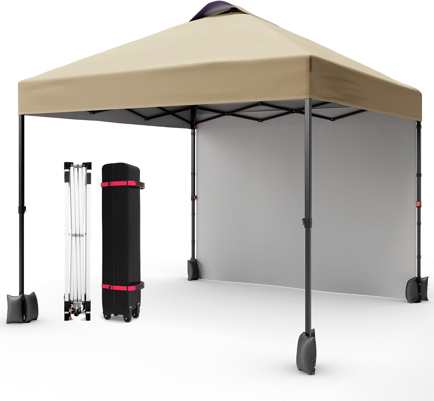 gaomon 10' X 10‘ Pop Up Canopy With Sidewalls For Outdoor, Waterproof ...