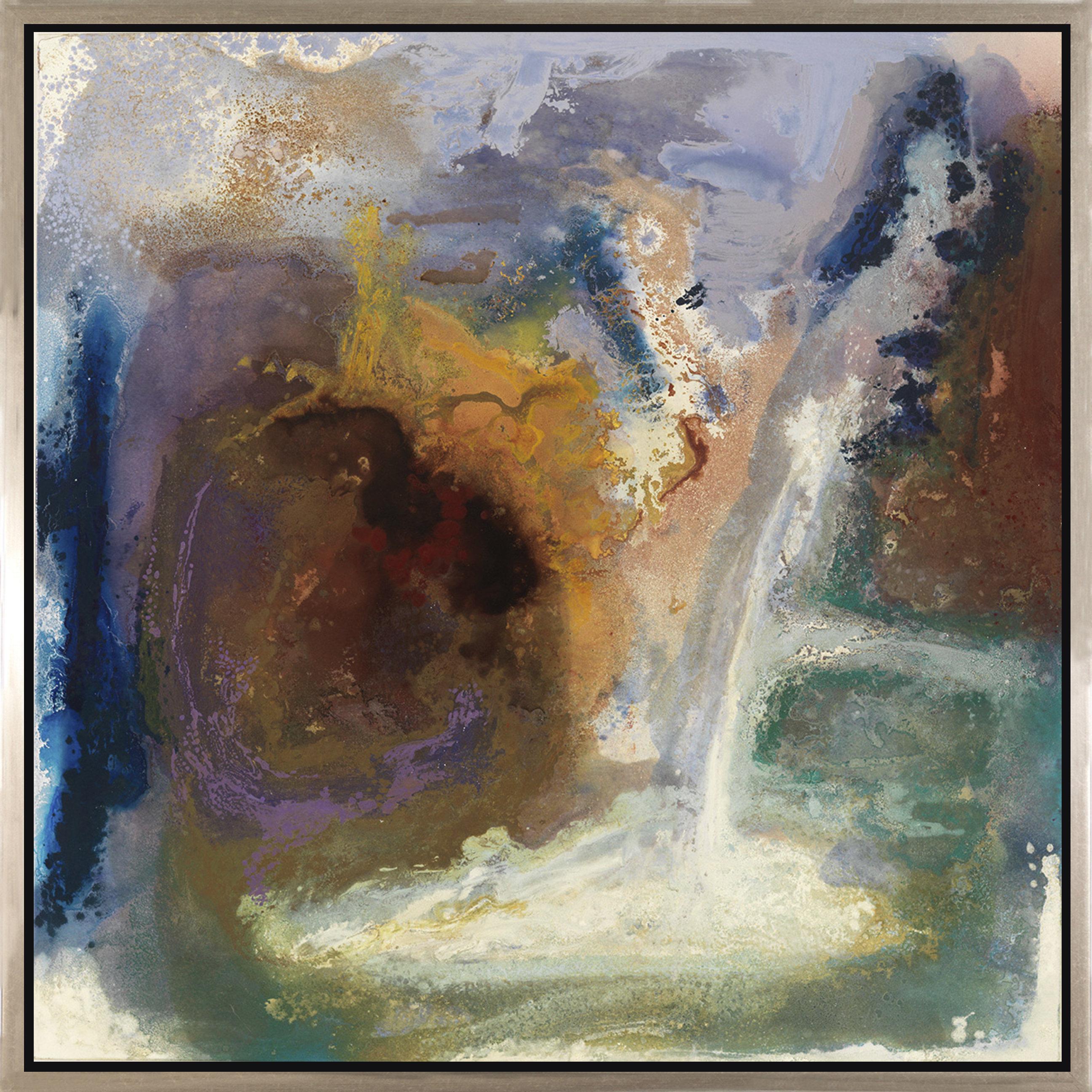 CHC Art, Inc. A Divide - Floater Frame on Canvas | Wayfair