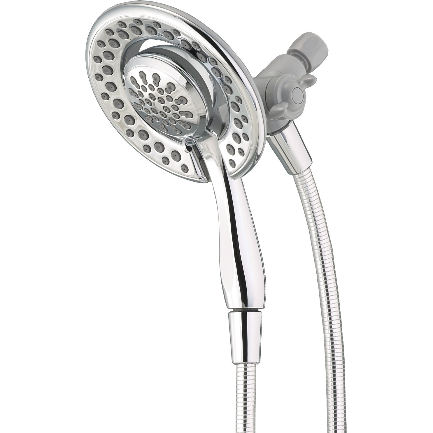 Delta Multi Function Dual Shower Head with In2ition Shower & Reviews ...