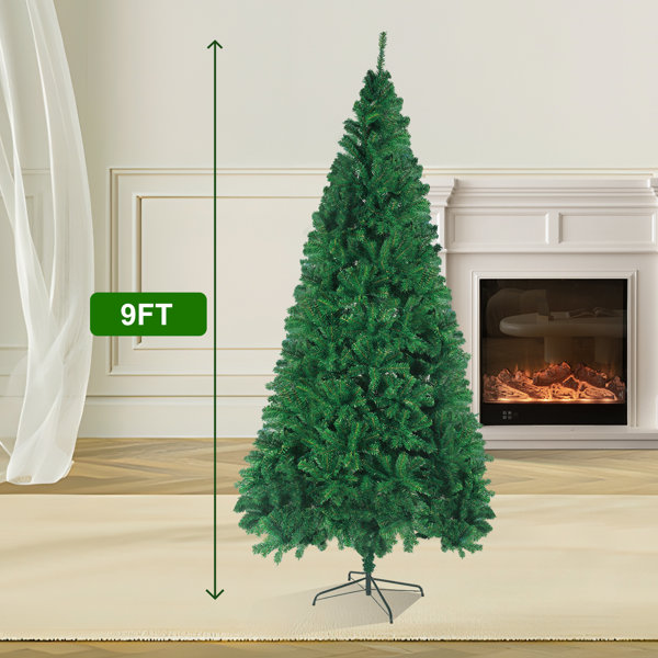 The Holiday Aisle® Cedar Christmas Tree, Synthetic Christmas Tree, Faux ...