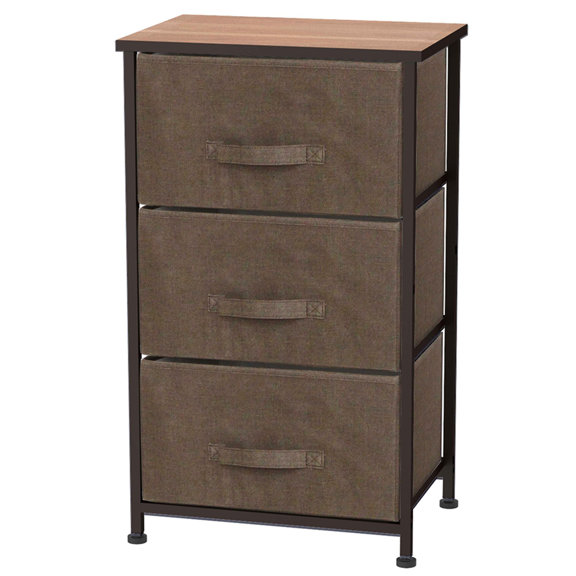 Rebrilliant 3 Drawer Storage Organizer, Brown - Wayfair Canada
