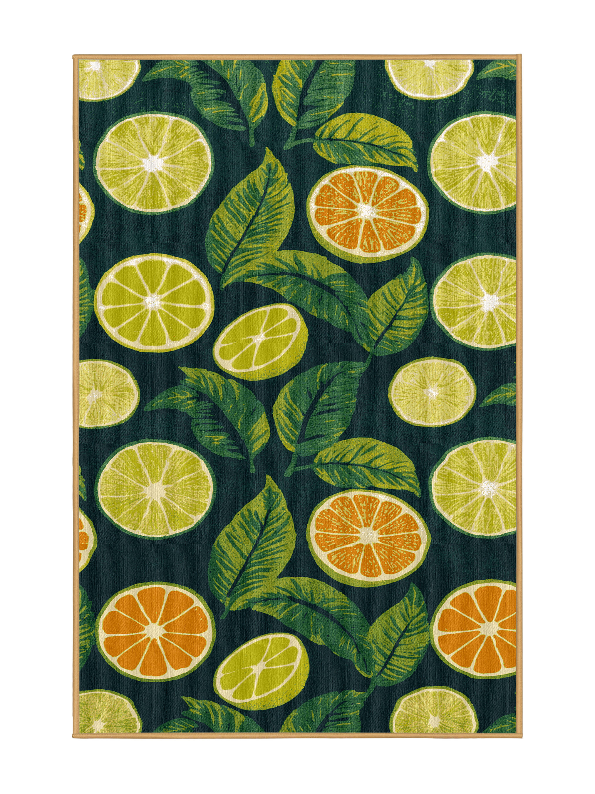Dakota Fields Washable Calamansi Fruits Area Rug | Wayfair