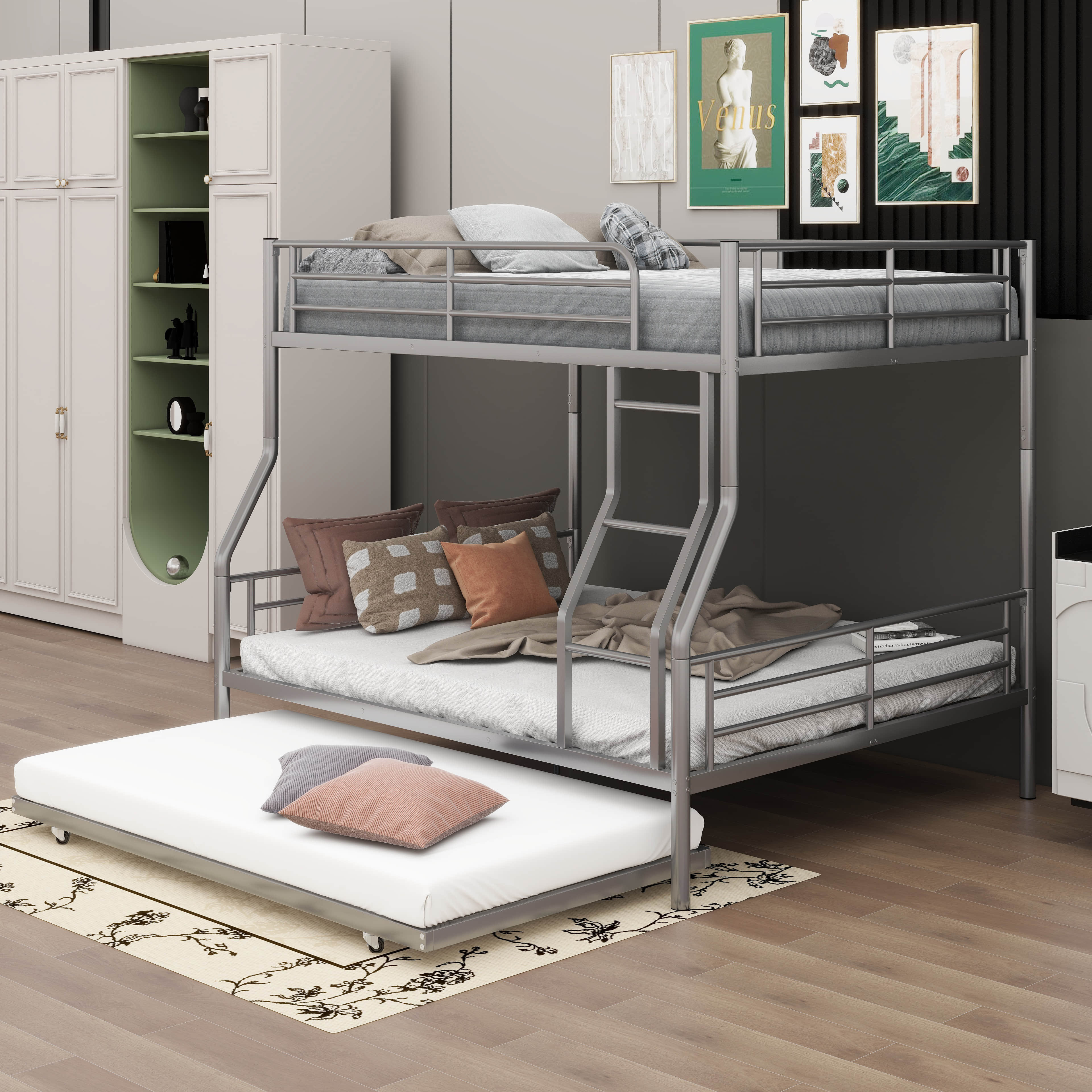 Isabelle & Max™ Angelisa Kids Full XL Over Queen Bunk Bed with Trundle ...
