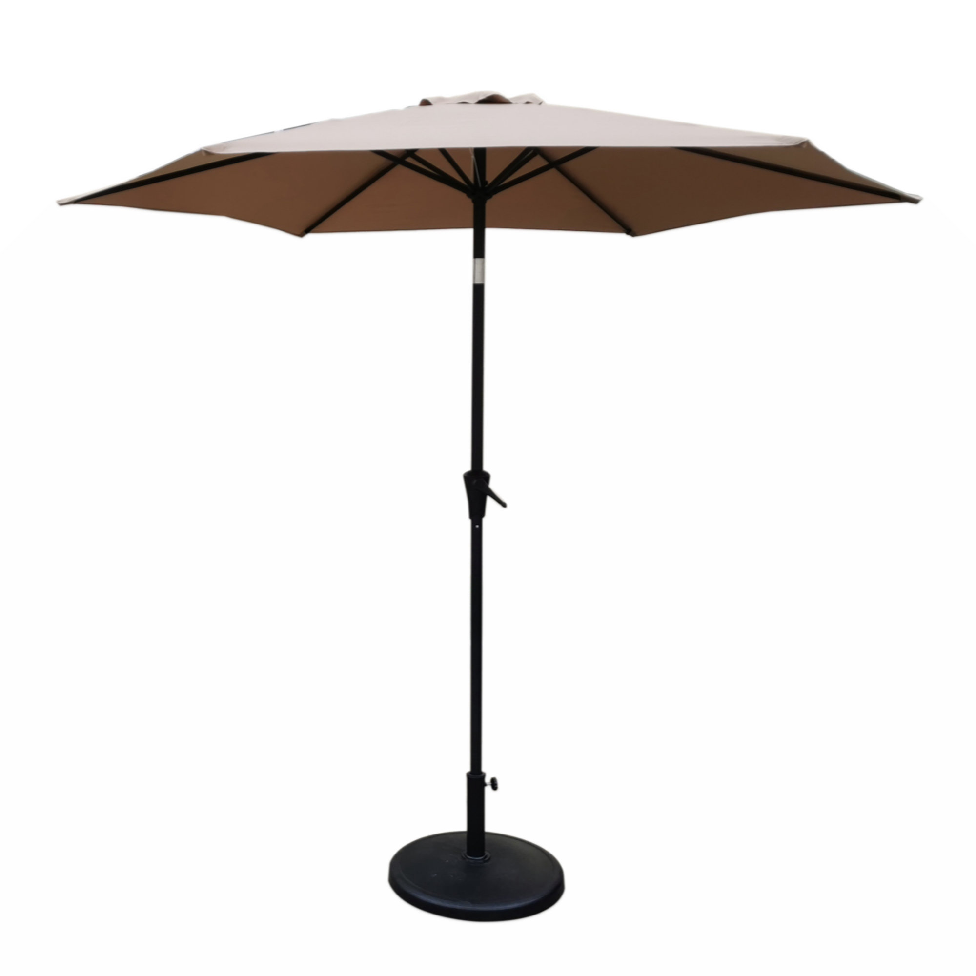 Arlmont & Co. Shontee 106.3'' Tilt Beach Umbrella with Crank Lift ...