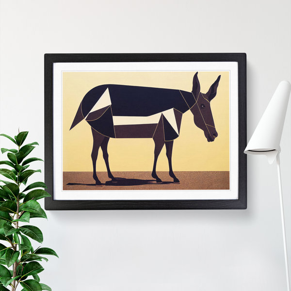 Brambly Cottage Abstract Donkey Art Vol.1 - Single Picture Frame Print ...