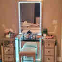 Willa Arlo™ Interiors Fonzo Storage Vanity Set with Mirror & Reviews ...