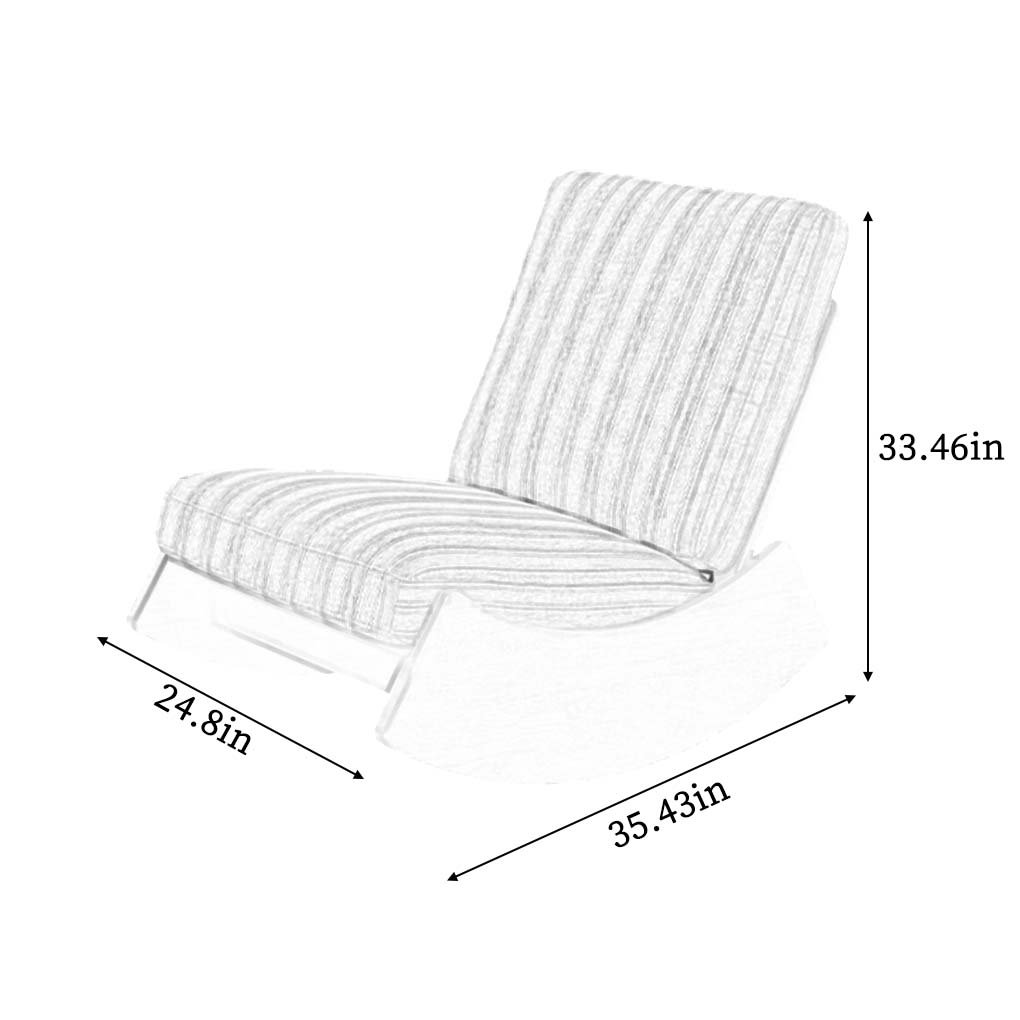 Axis Living Vintage Simple Wooden Rocking Chair Solid Wood Rocking ...