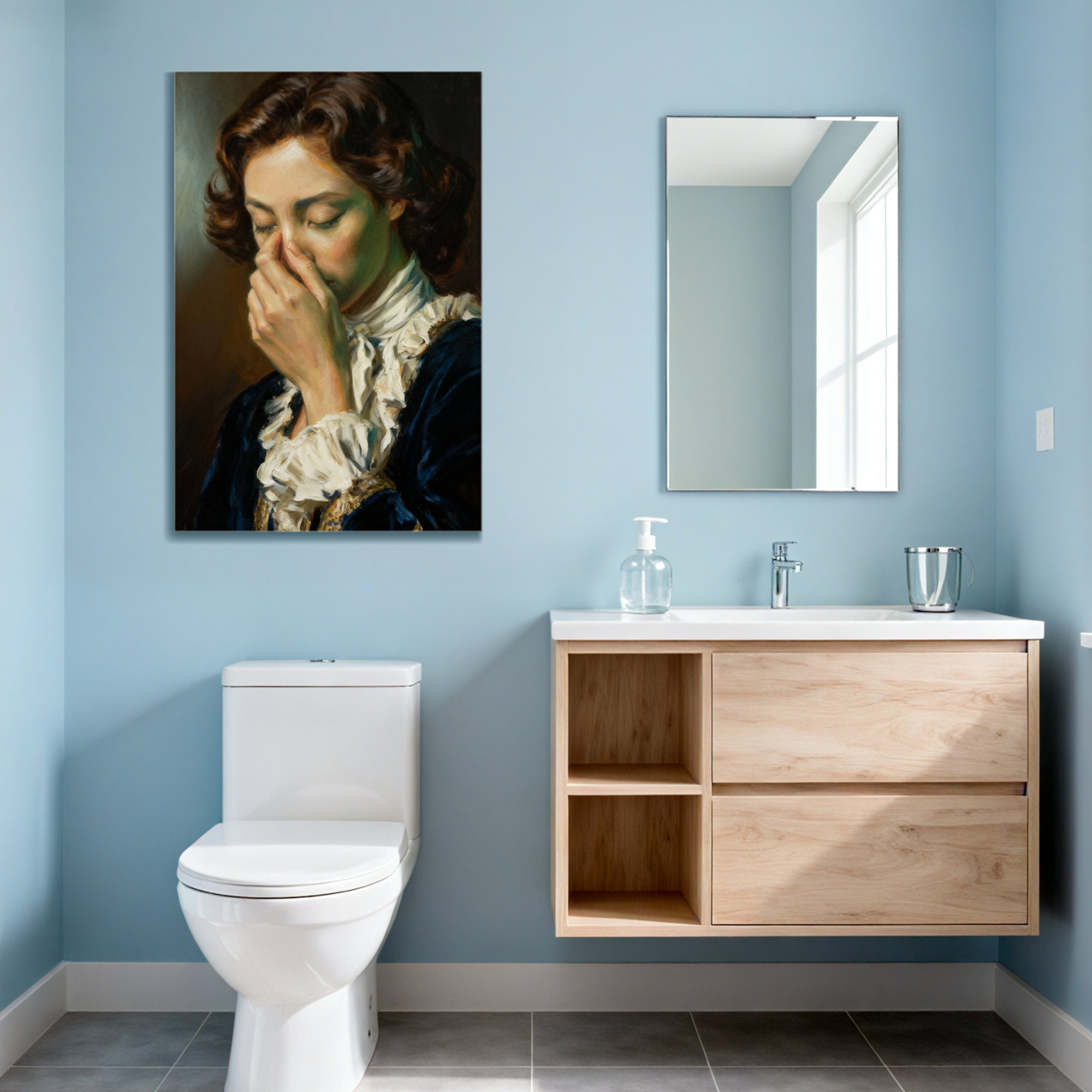 Astoria Grand Fashion Classic Portrait Of Woman In Velvet Dress | Wayfair