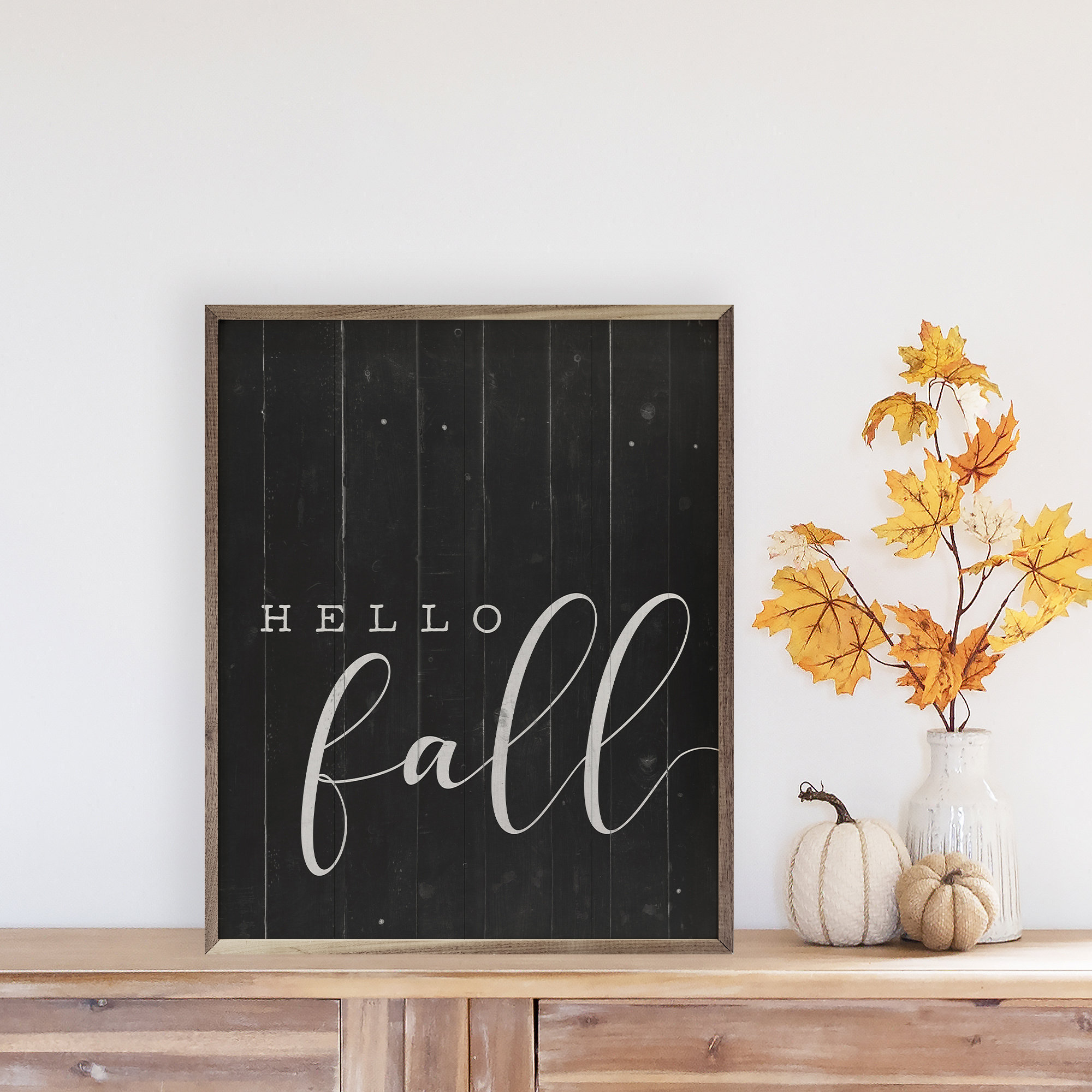 Trinx Hello Fall Black | Wayfair