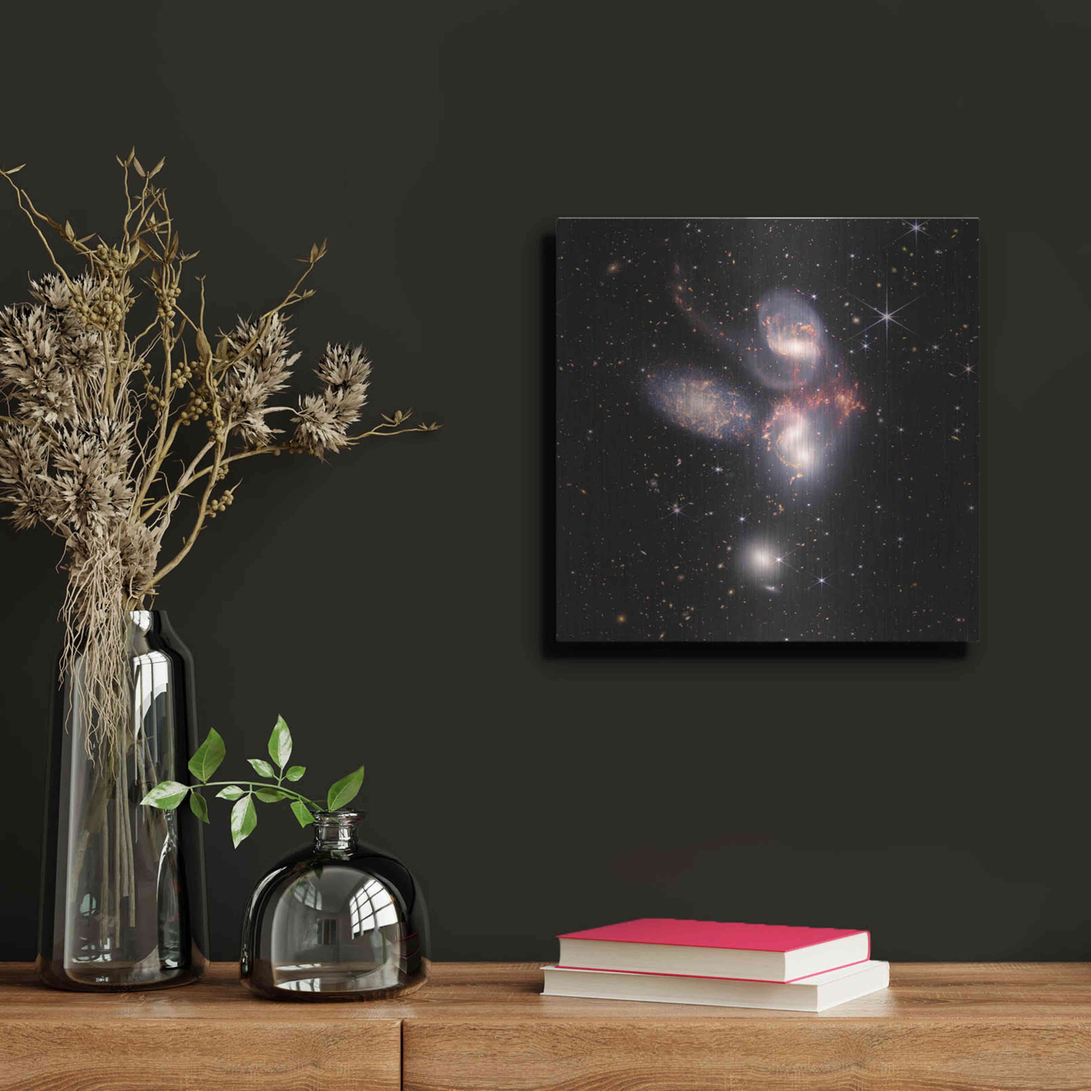Ebern Designs Stephan's Quintet 2' by NASA, Metal Wall Art | Wayfair