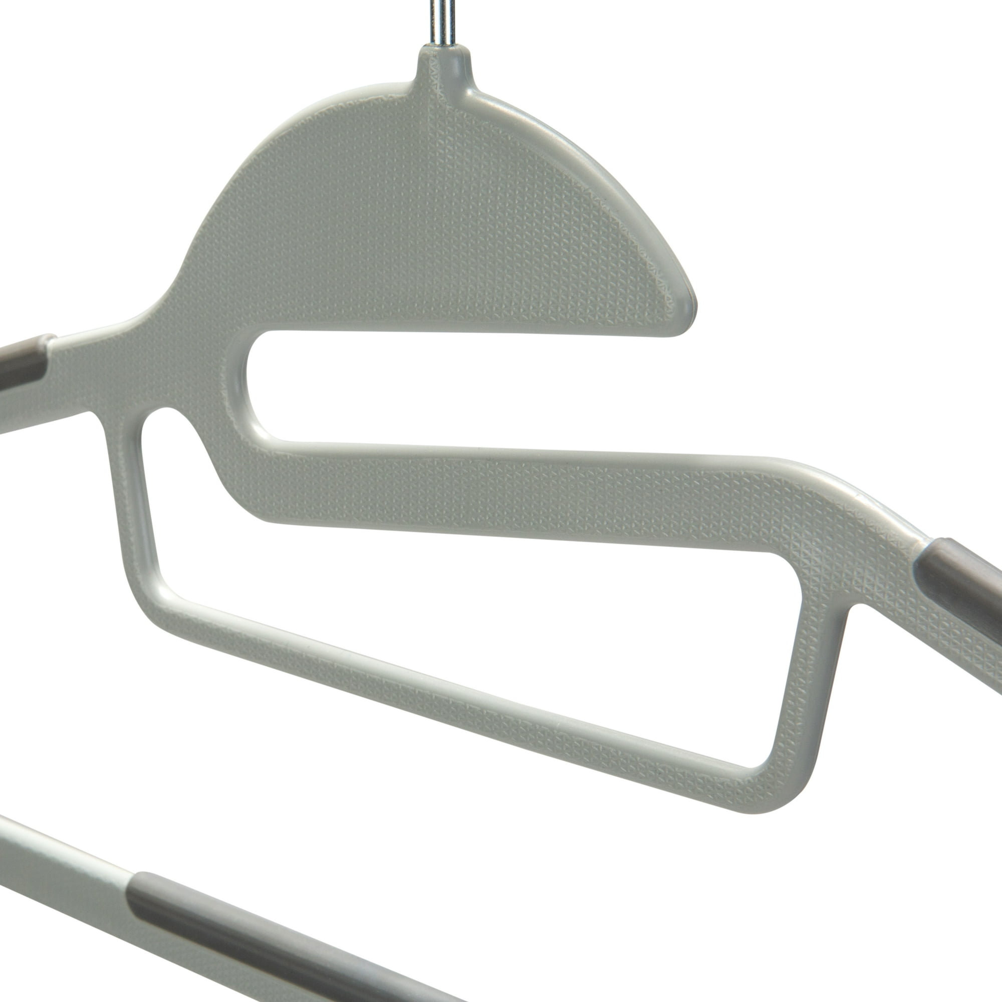 Rebrilliant Non Slip Plastic Collar Saver Clothing Hangers, 12 Pack ...