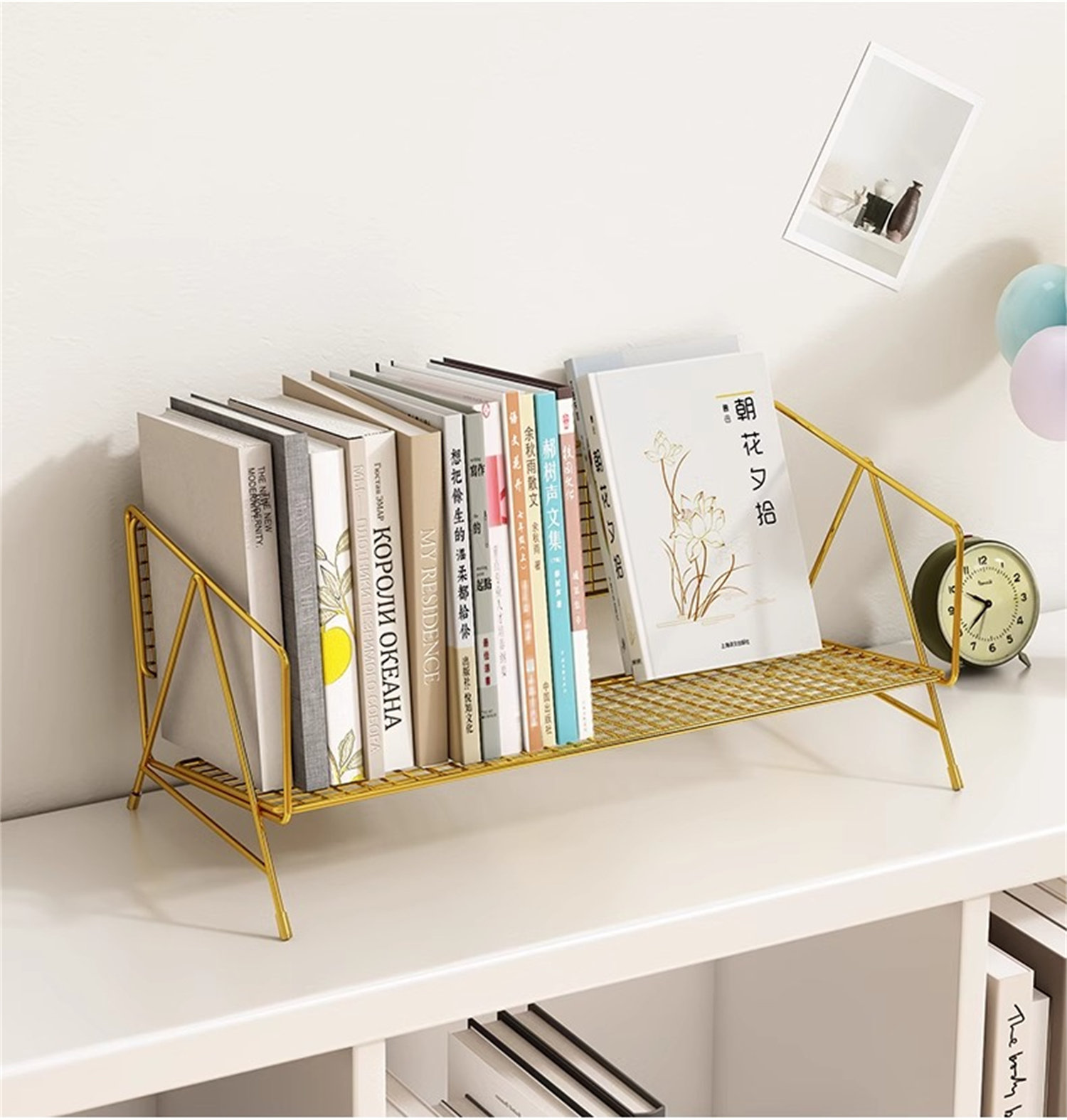 Everly Quinn Desktop Book Storage Rack, Office Desk Organizer - Wayfair ...