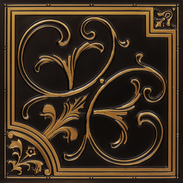 FromPlainToBeautifulInHours Lilies And Swirls Textured PVC Drop-In ...