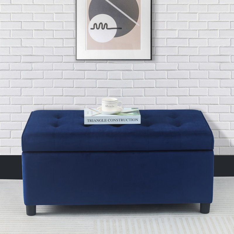 Wade Logan® Flip Top Storage Bench & Reviews | Wayfair