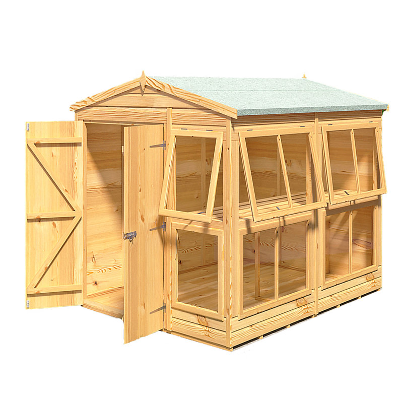 Shire GB Shire Sun Hut Potting Shed 6 Ft X 8 Ft | Wayfair.co.uk