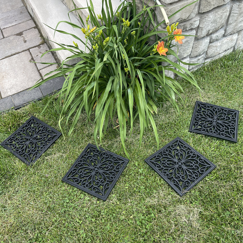 Fleur De Lis Living Plant Mat Set | Wayfair