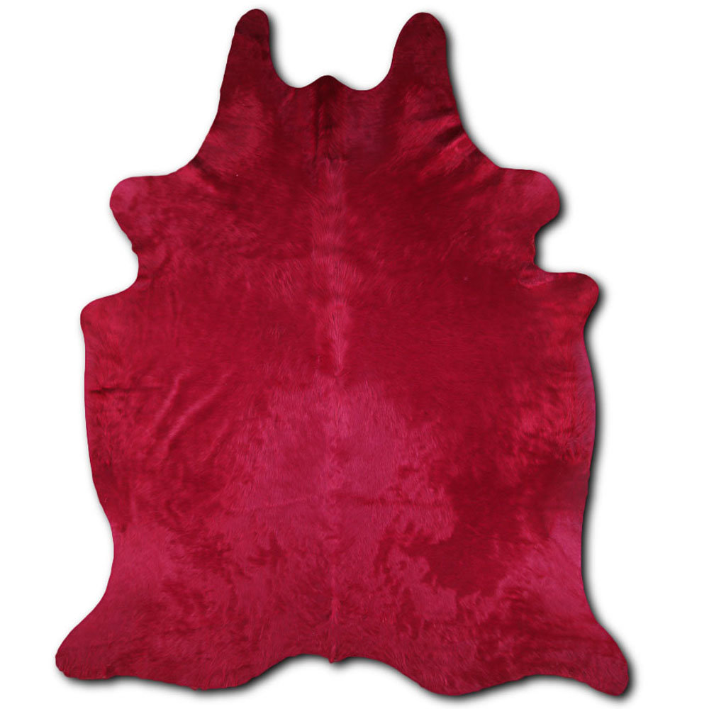 Foundry Select DYED HAIR ON COWHIDE DYED BURGUNDY 3 - 5 M GRADE A ...